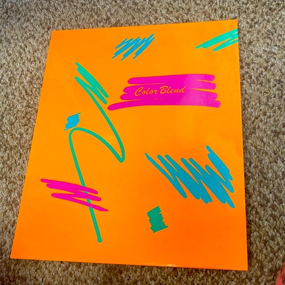 Portfolio | Office | Vintage 9s Color Blend Portfolio Folder | Poshmark